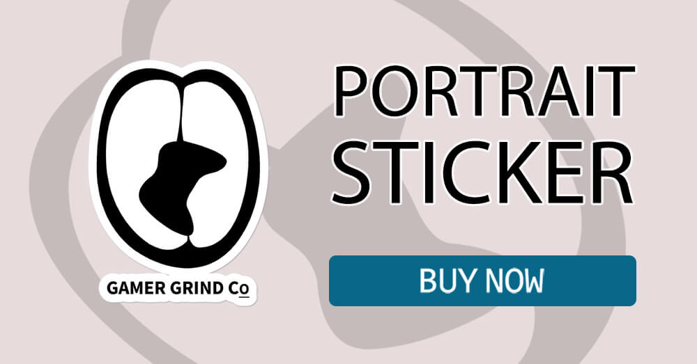 GamerGrindCo Portrait Sticker | Gamer Grind Co.