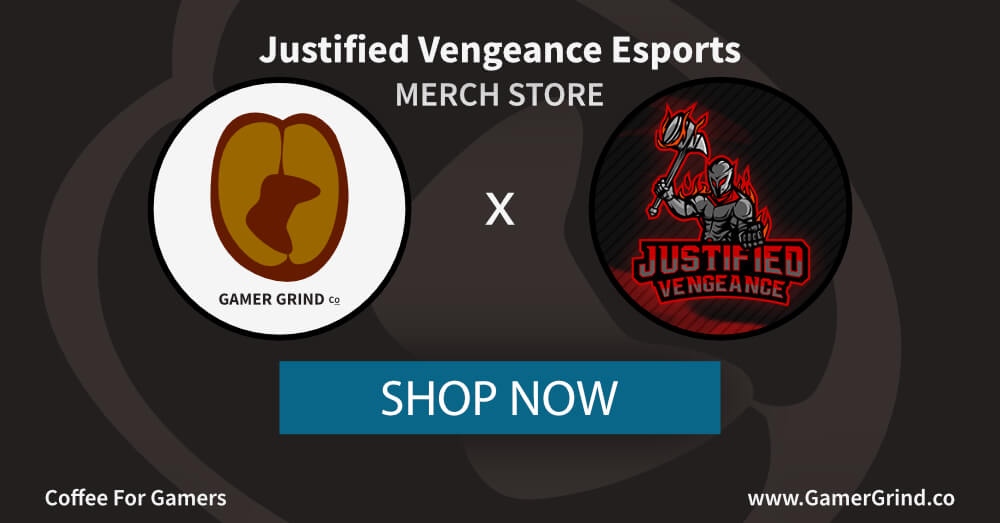 Justified Vengeance Esports Merch | Gamer Grind Co.